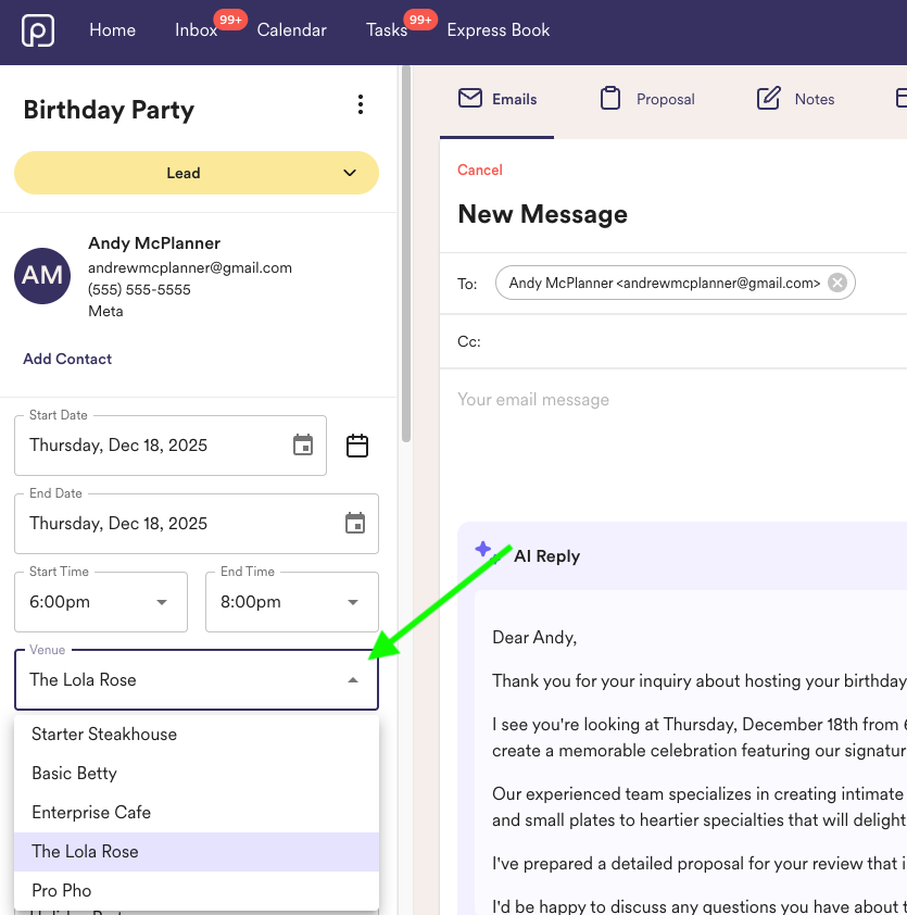 How to Switch Events from One Venue to Another (Multi-Locations)